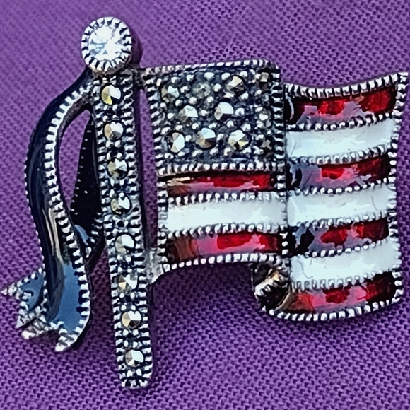 Judith Jack | Jewelry | C7s Judith Jack Sterling Silver Marcasite ...